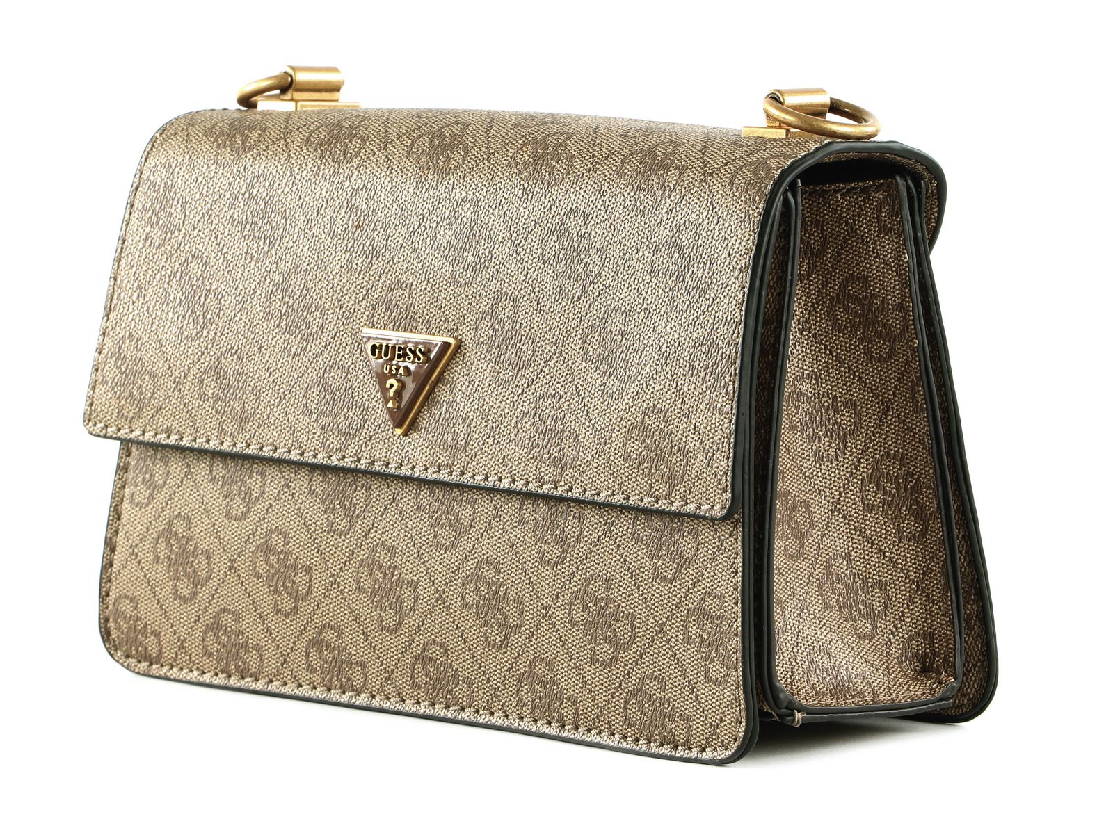 GUESS Crossbody Flap Latte Logo | Buy bags, purses & accessories online ...