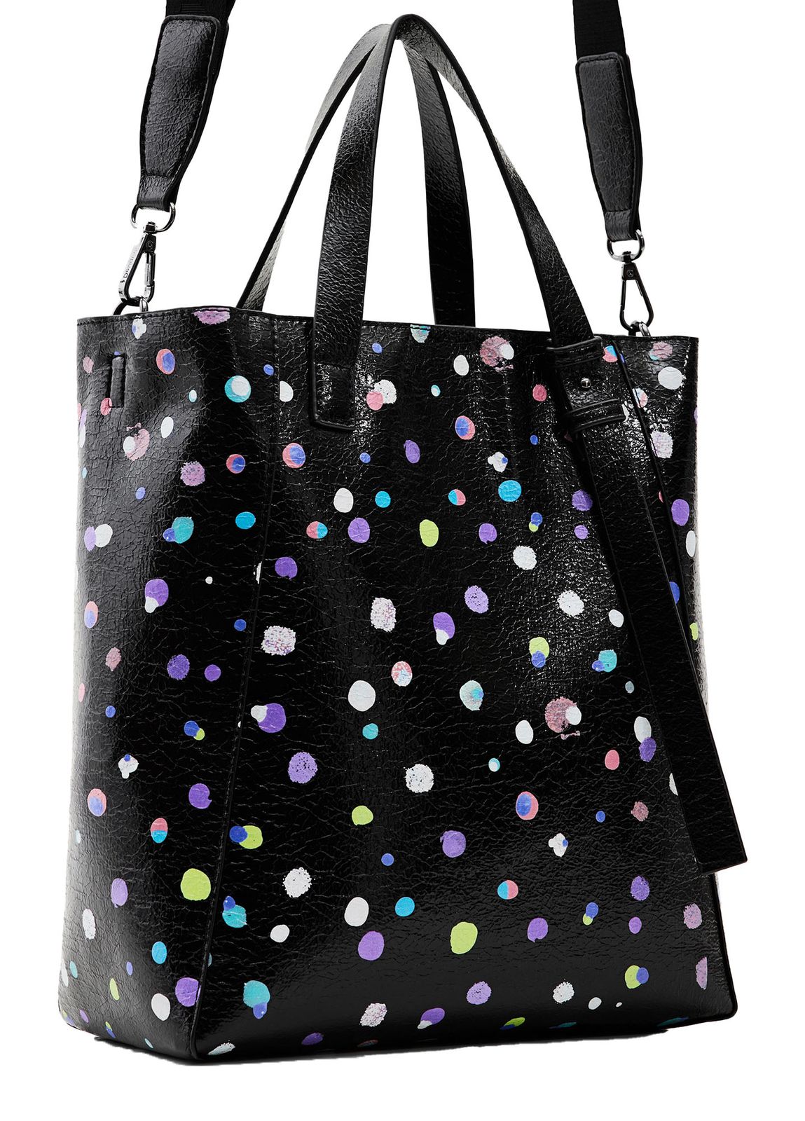 Desigual Geosplat Shopping Bag Black | Buy bags, purses & accessories ...