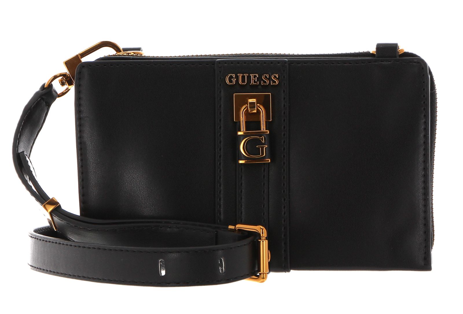 GUESS cross body bag Ginevra Mini Girlfriend Crossbody Black | Buy bags ...