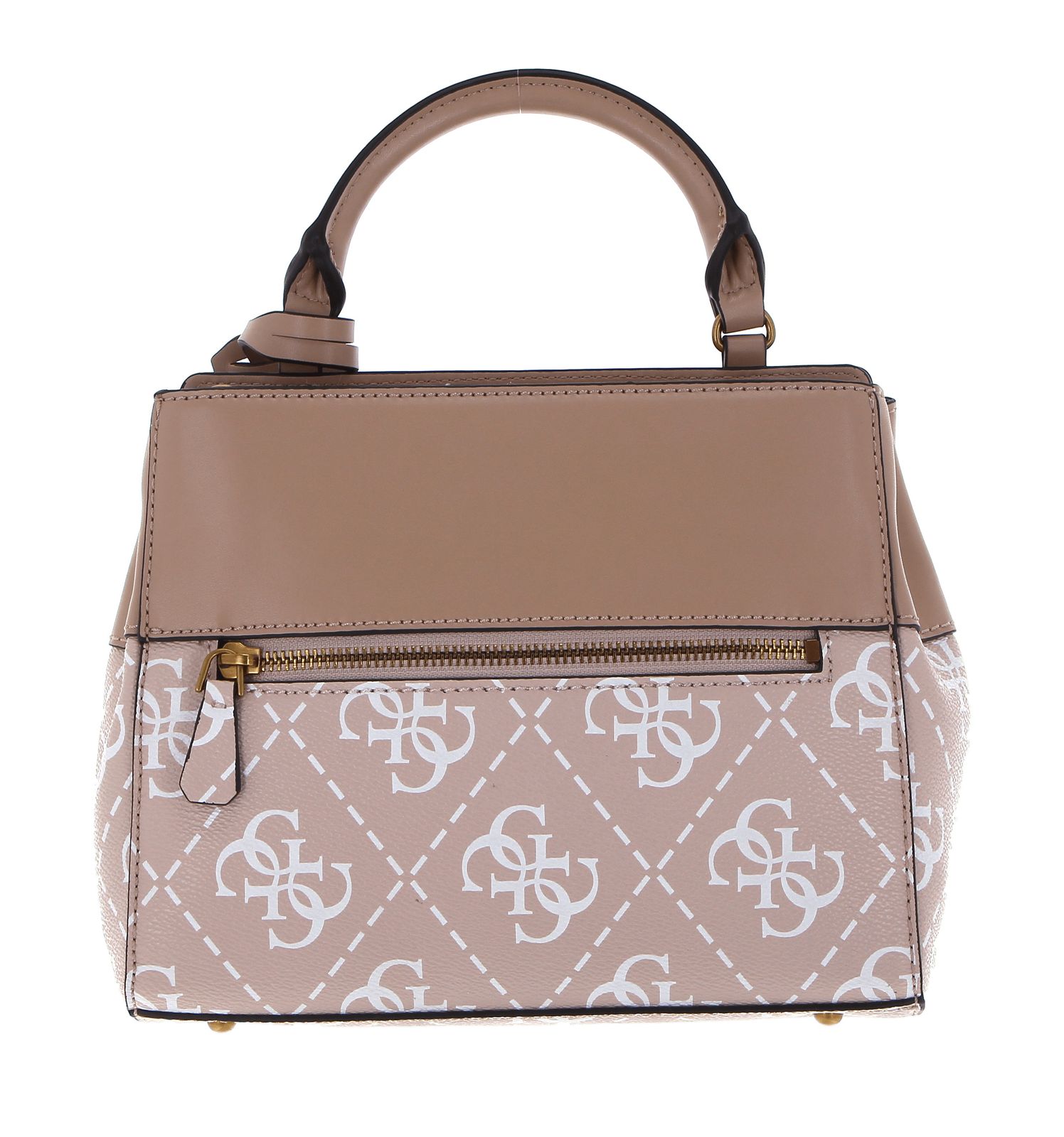 GUESS handbag Double Compartment Satchel S Rose Logo | Buy bags, purses ...