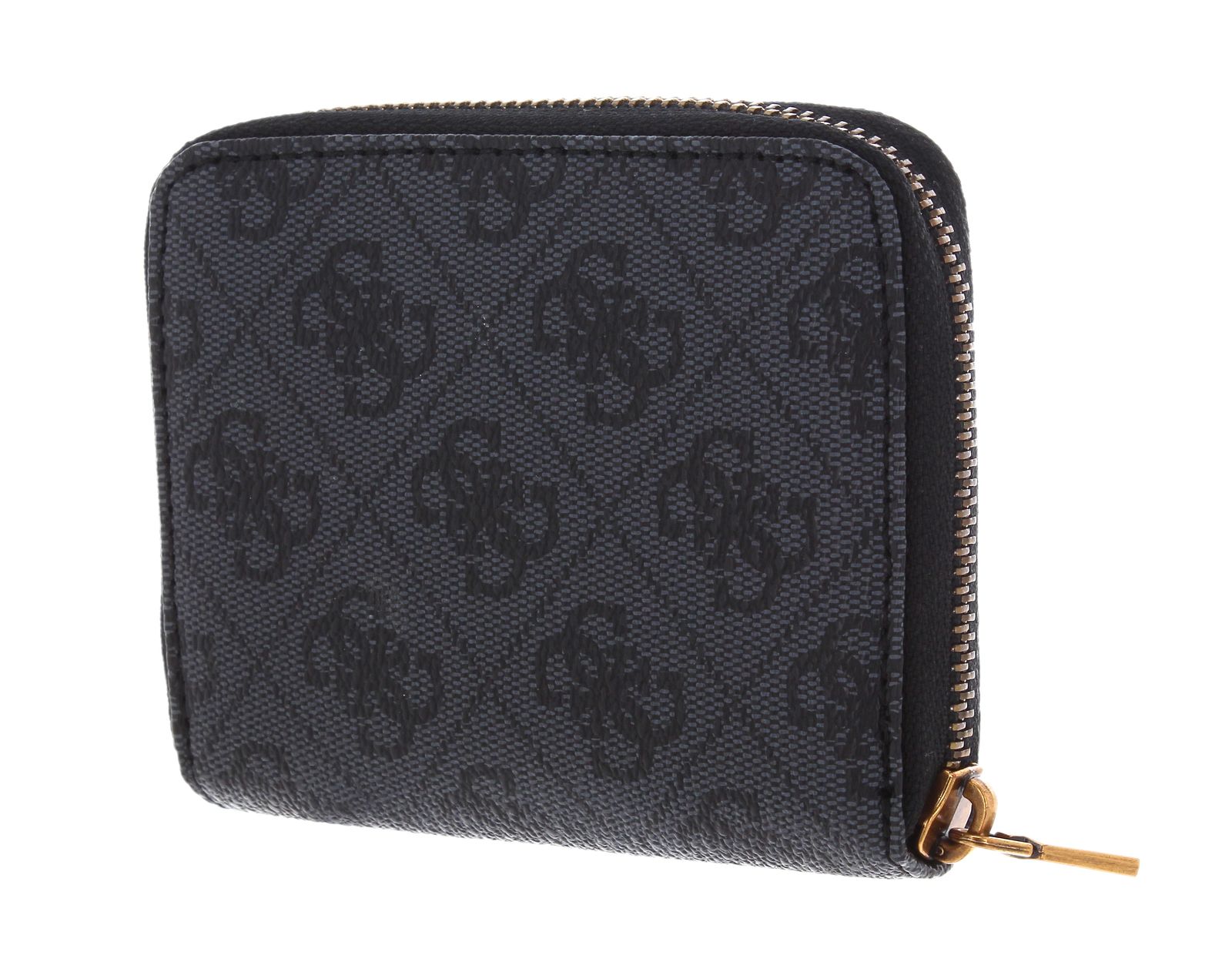 GUESS Geldbörse Alexie SLG Zip Around Wallet Coal Logo | modeherz
