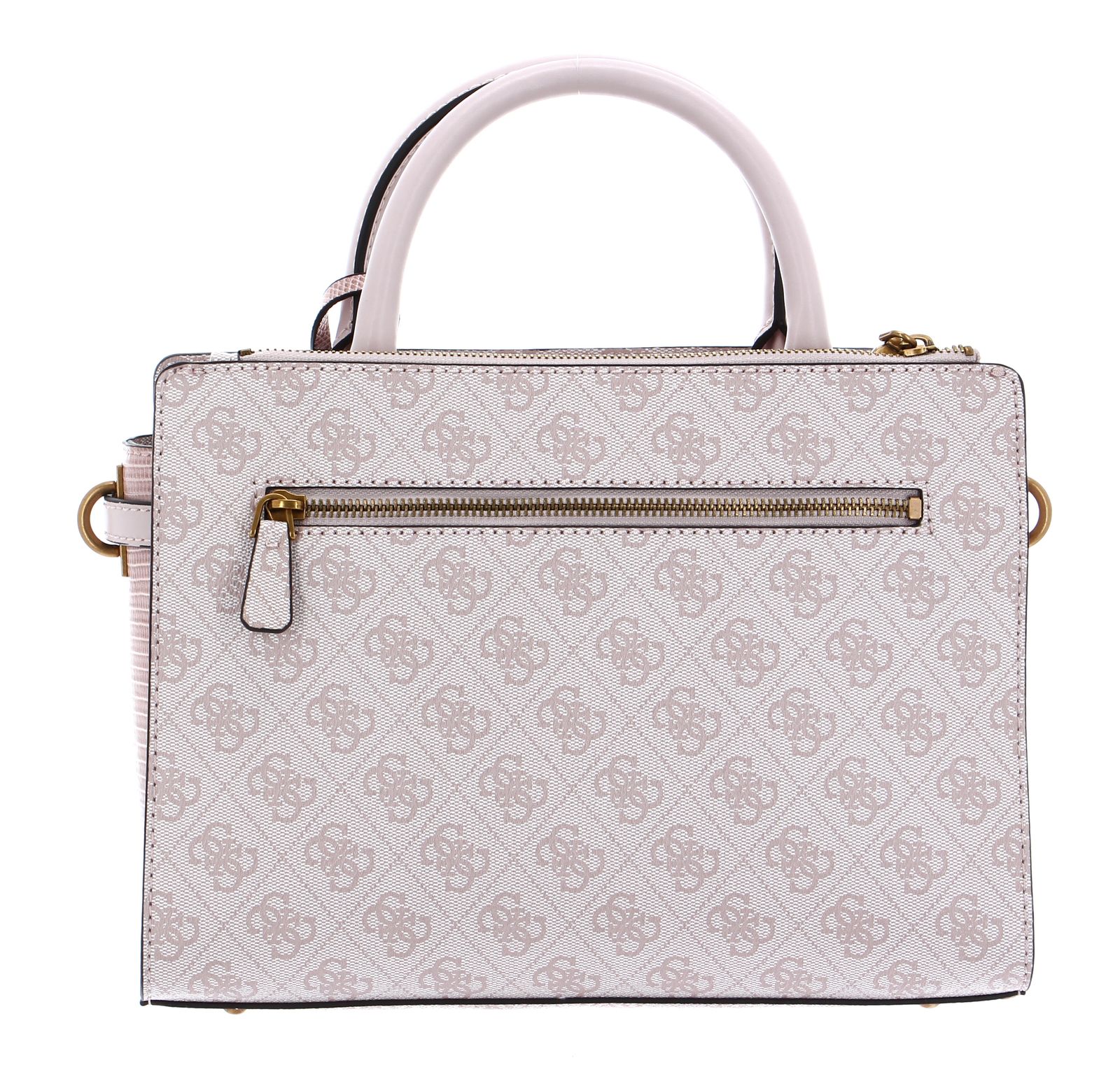 GUESS handbag Ginevra Logo Elite Society Satchel Blush Logo | Buy bags ...