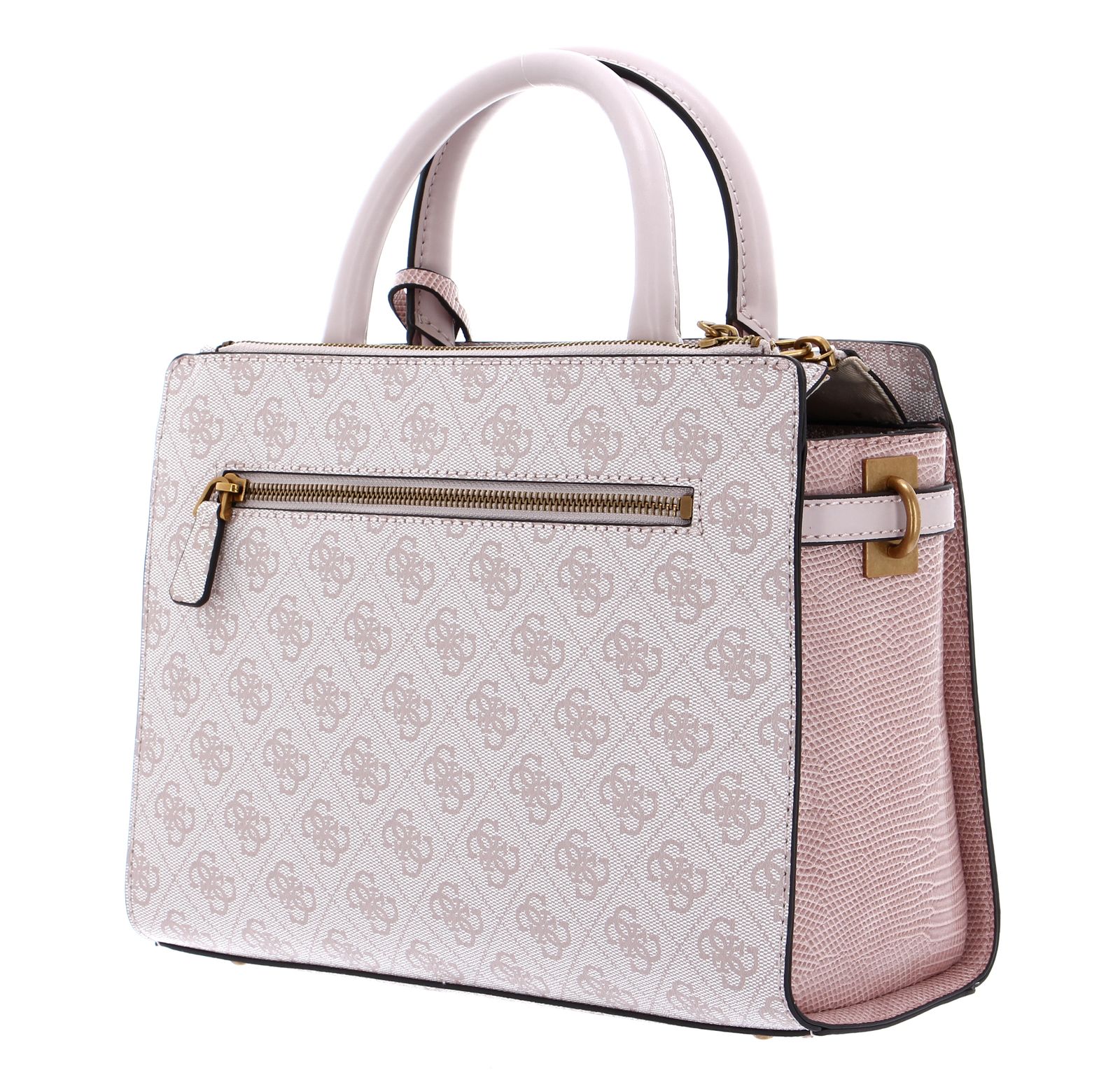 GUESS handbag Ginevra Logo Elite Society Satchel Blush Logo | Buy bags ...