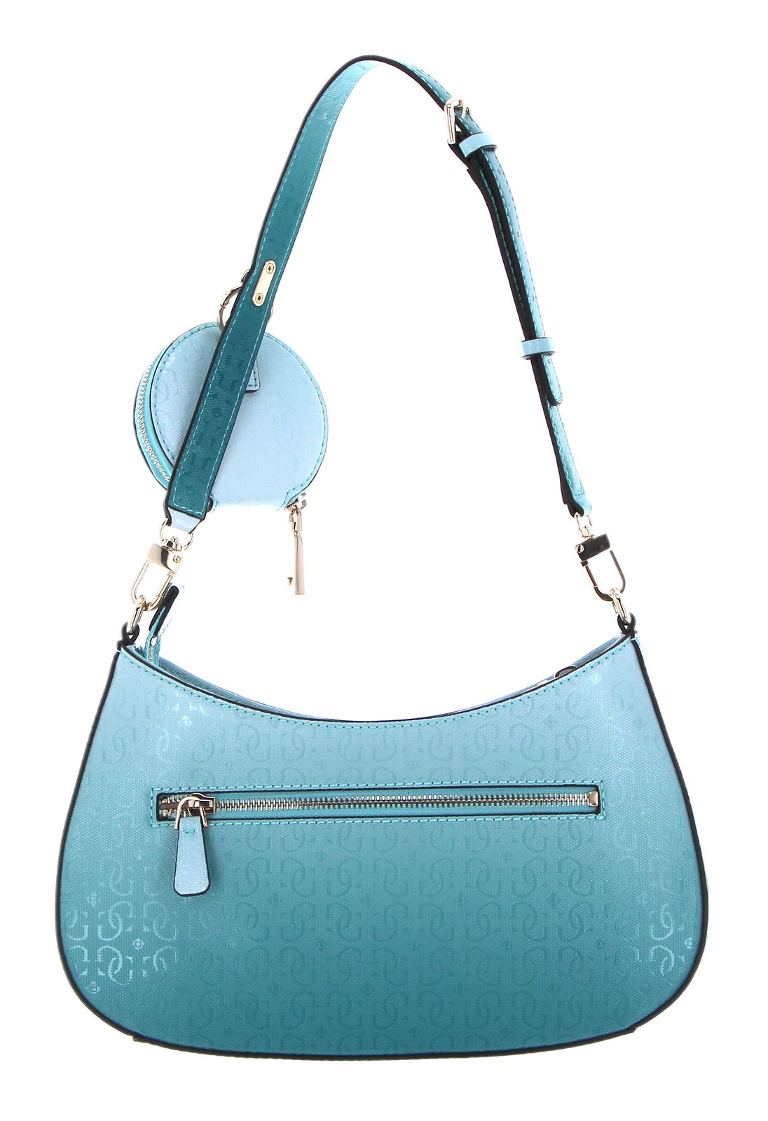 GUESS Schultertasche Alexie Top Zio Shoulder Bag Aqua Multi Ombre ...