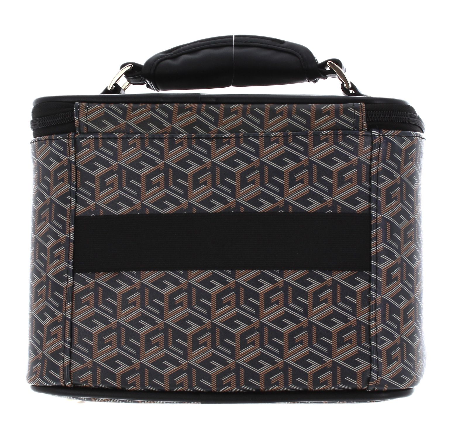 GUESS Wilder Travel Beauty Case Black Logo / Cognac | Buy bags, purses ...