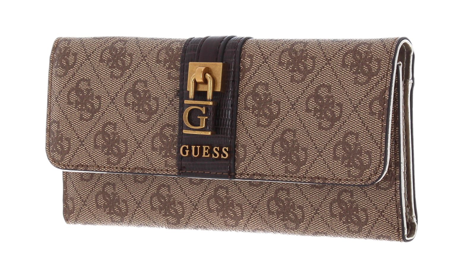 GUESS CNTNTL W / PCH brown | Buy bags, purses & accessories online ...
