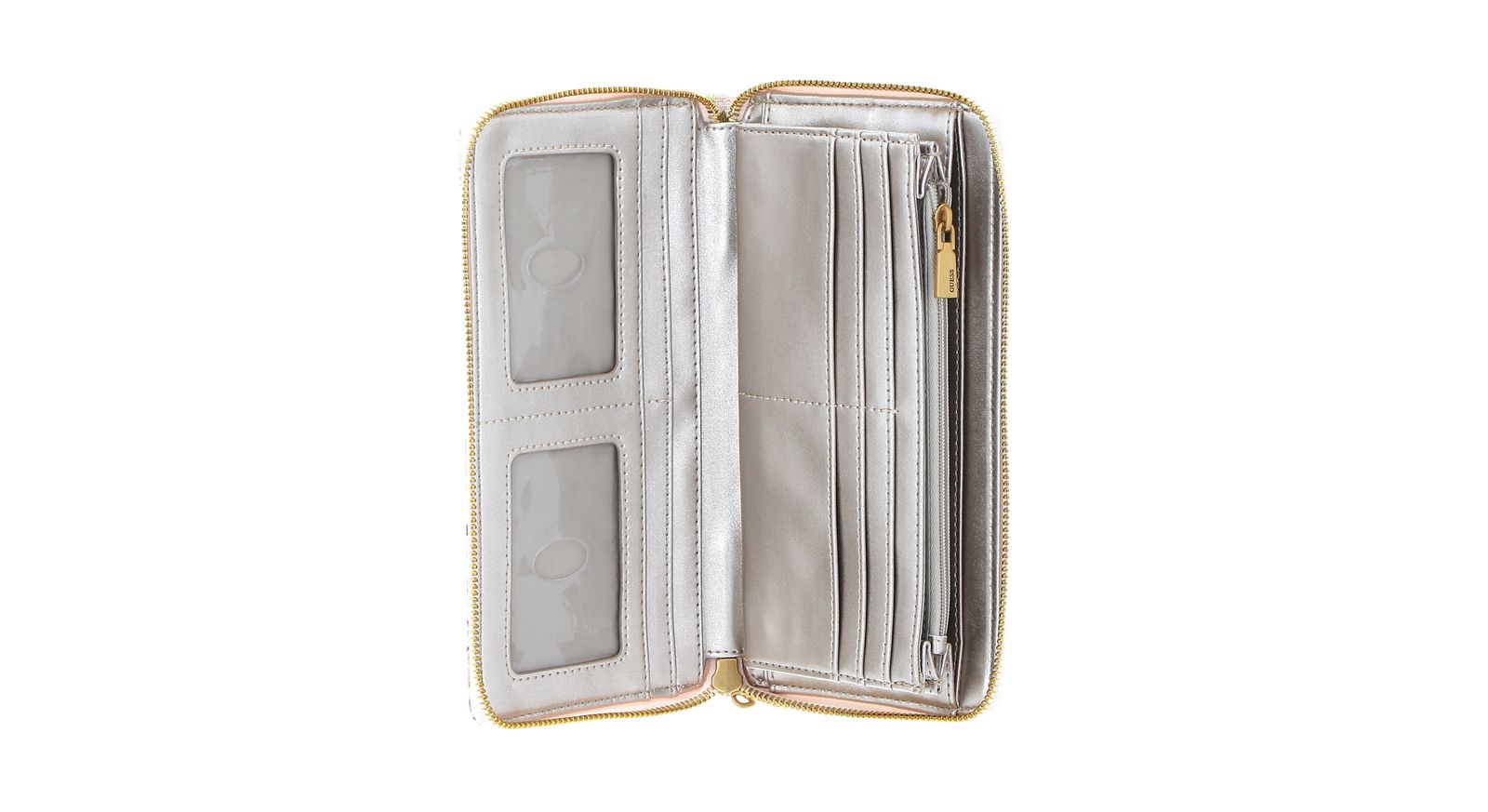 GUESS purse Nerina SLG Cheque Organizer Peach Floral | Buy bags, purses ...