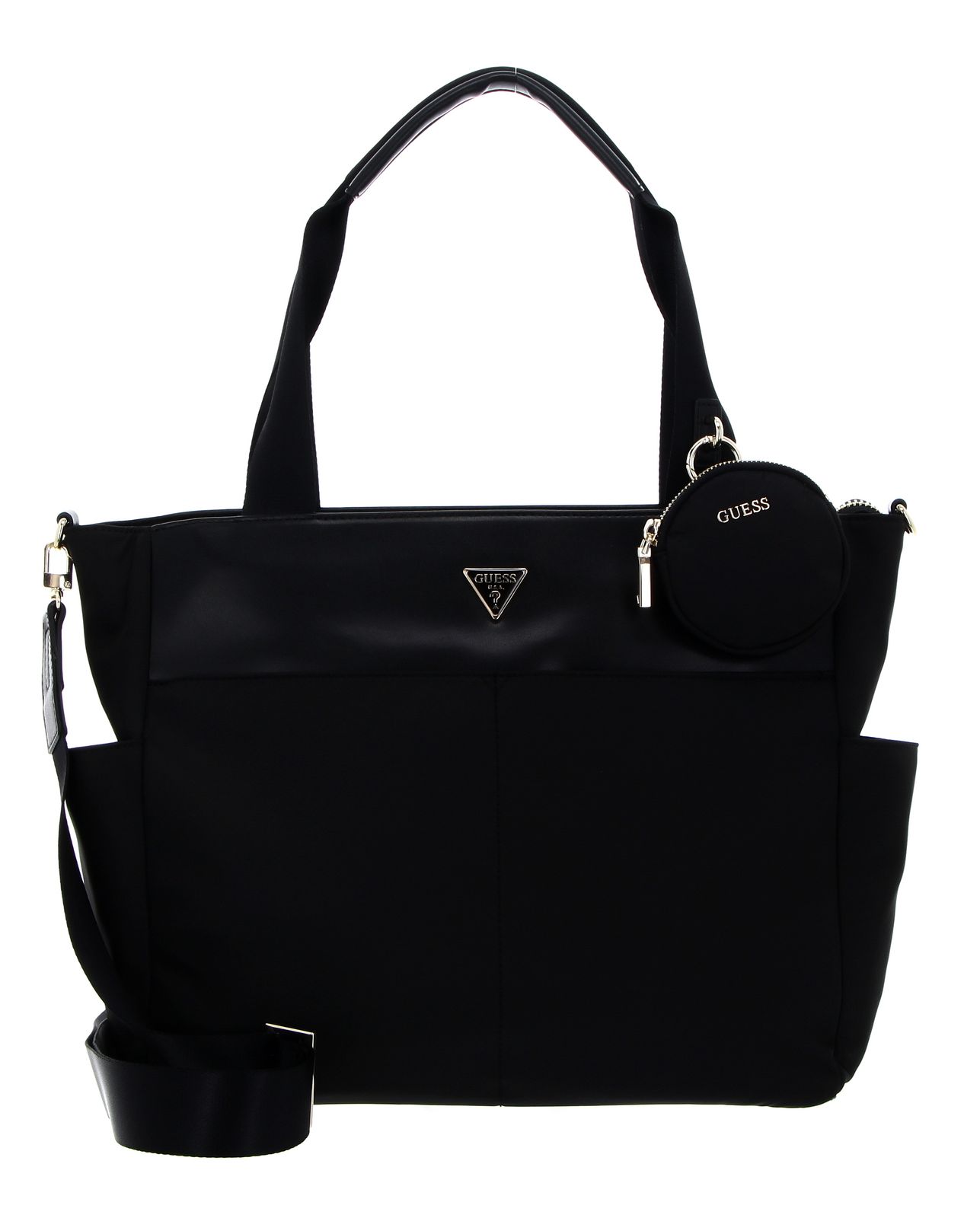 GUESS Shopper Bag Eco Gemma Travel Tote Black Buy Bags Purses