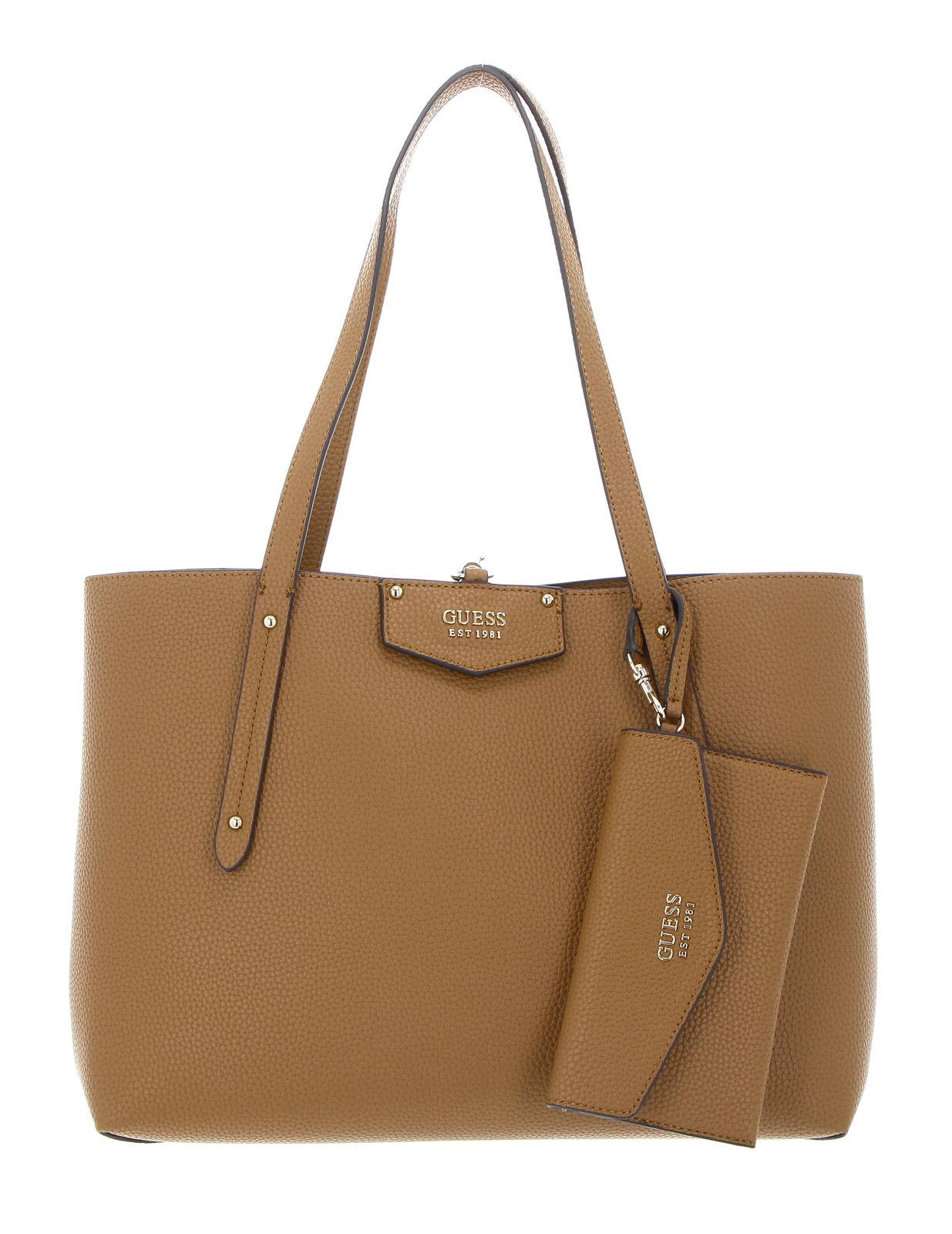 GUESS Shopper Eco Brenton Tote Caramel | modeherz