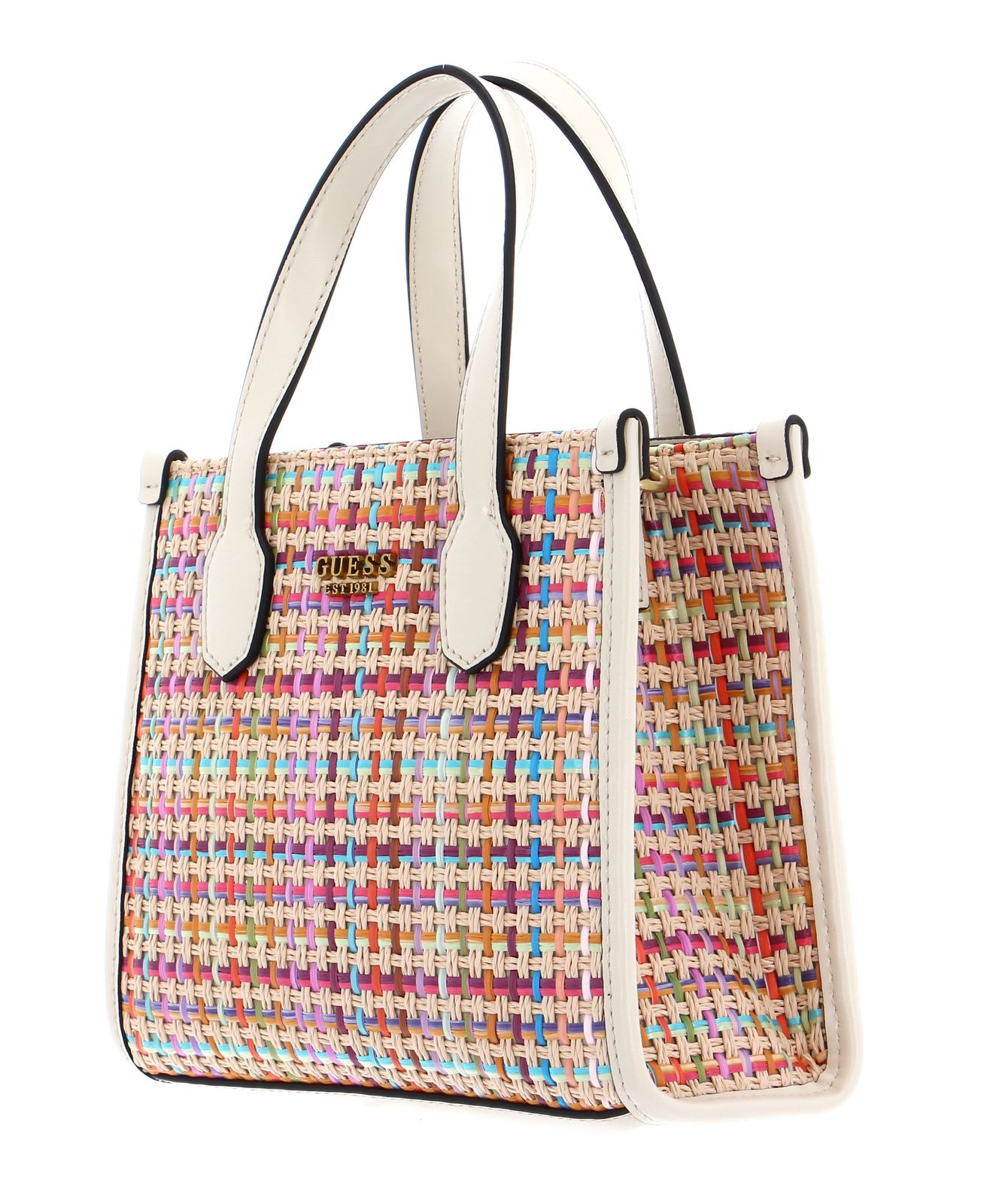 GUESS handbag Silvana Two Compartment Mini Tote Pale Rose Logo | Buy ...