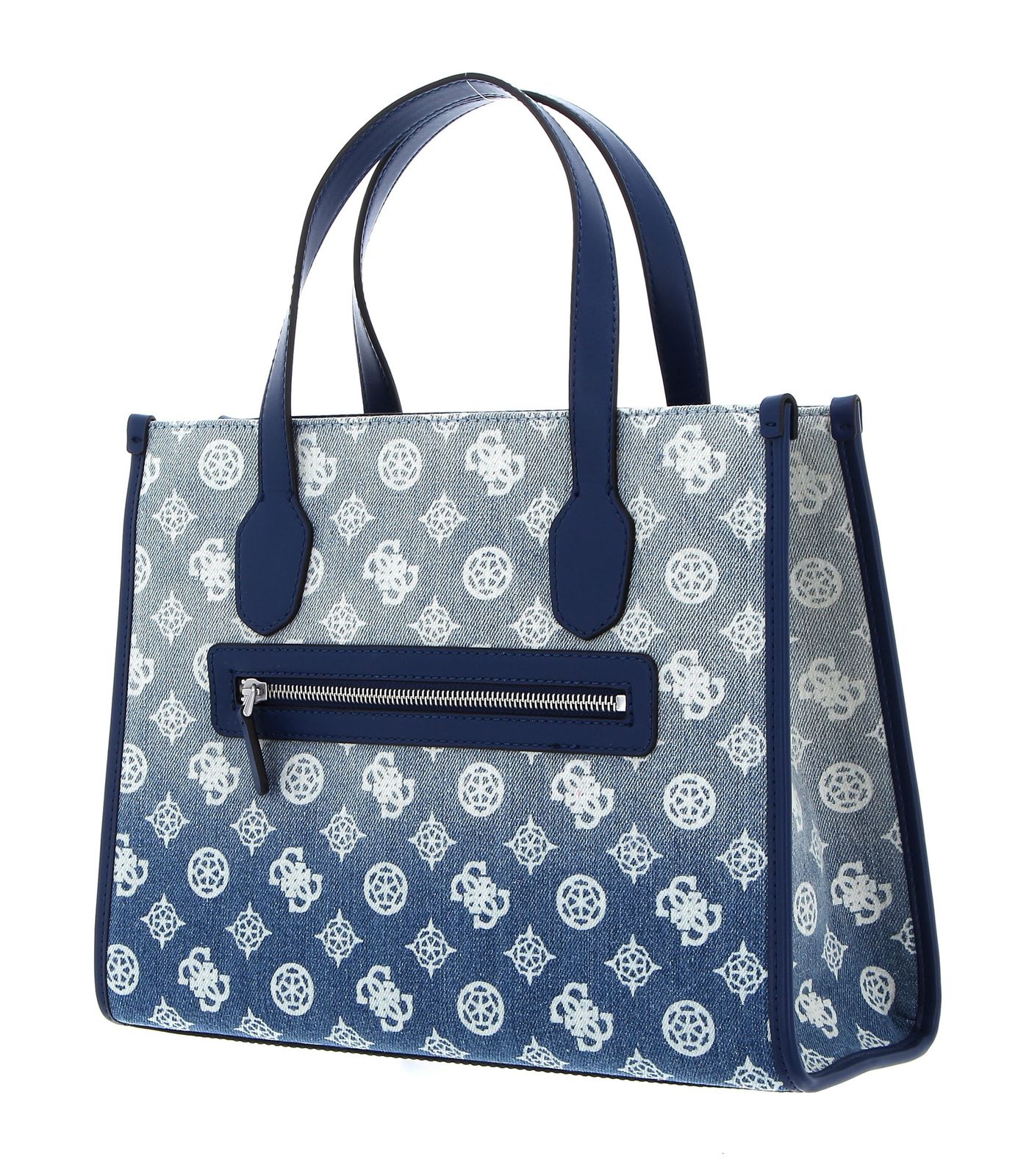 GUESS Silvana Two Compartment Tote Denim Ombre Logo | Buy bags, purses ...