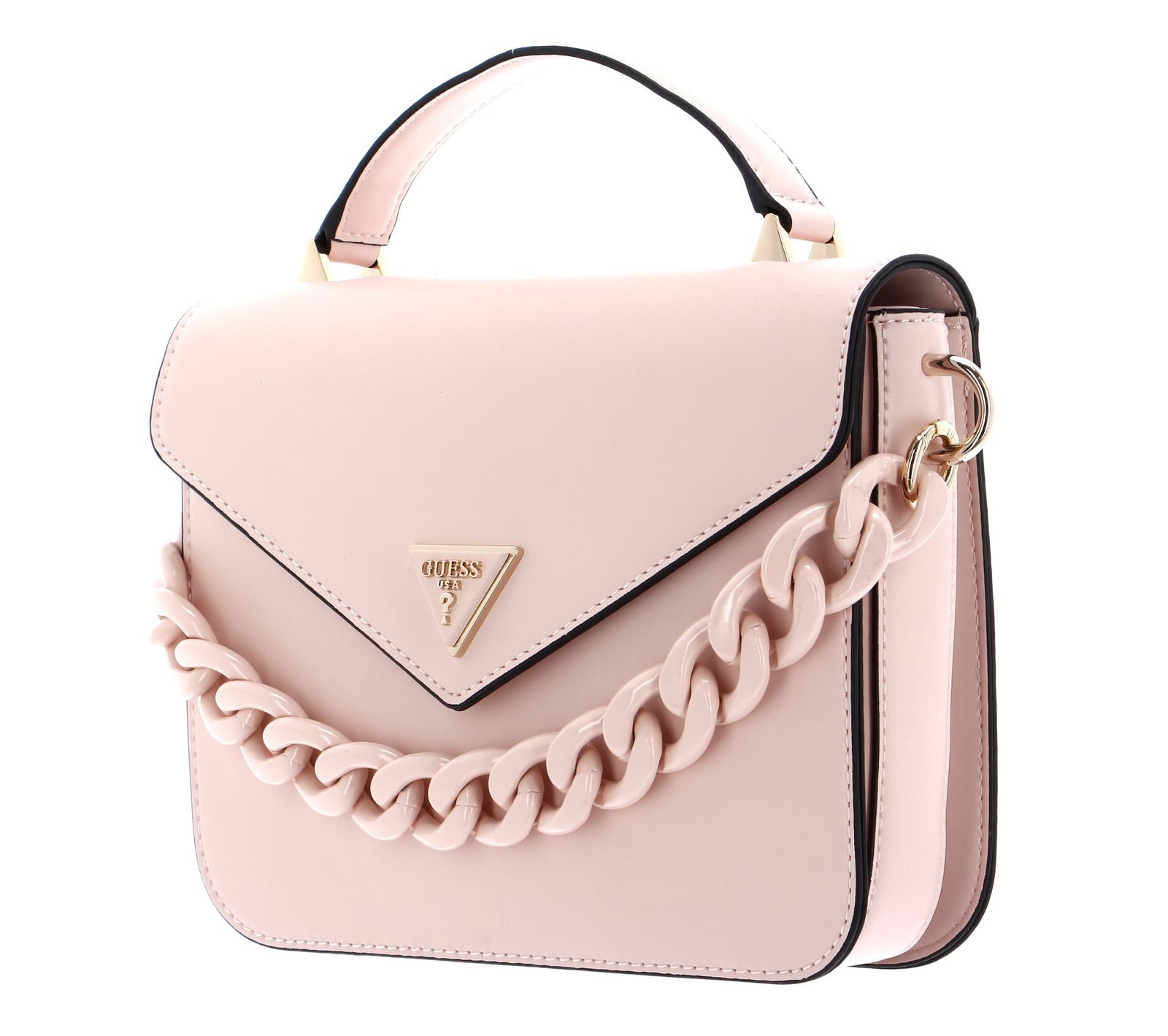 GUESS Handtasche Corina Top Handle Flap Pale Rose | modeherz
