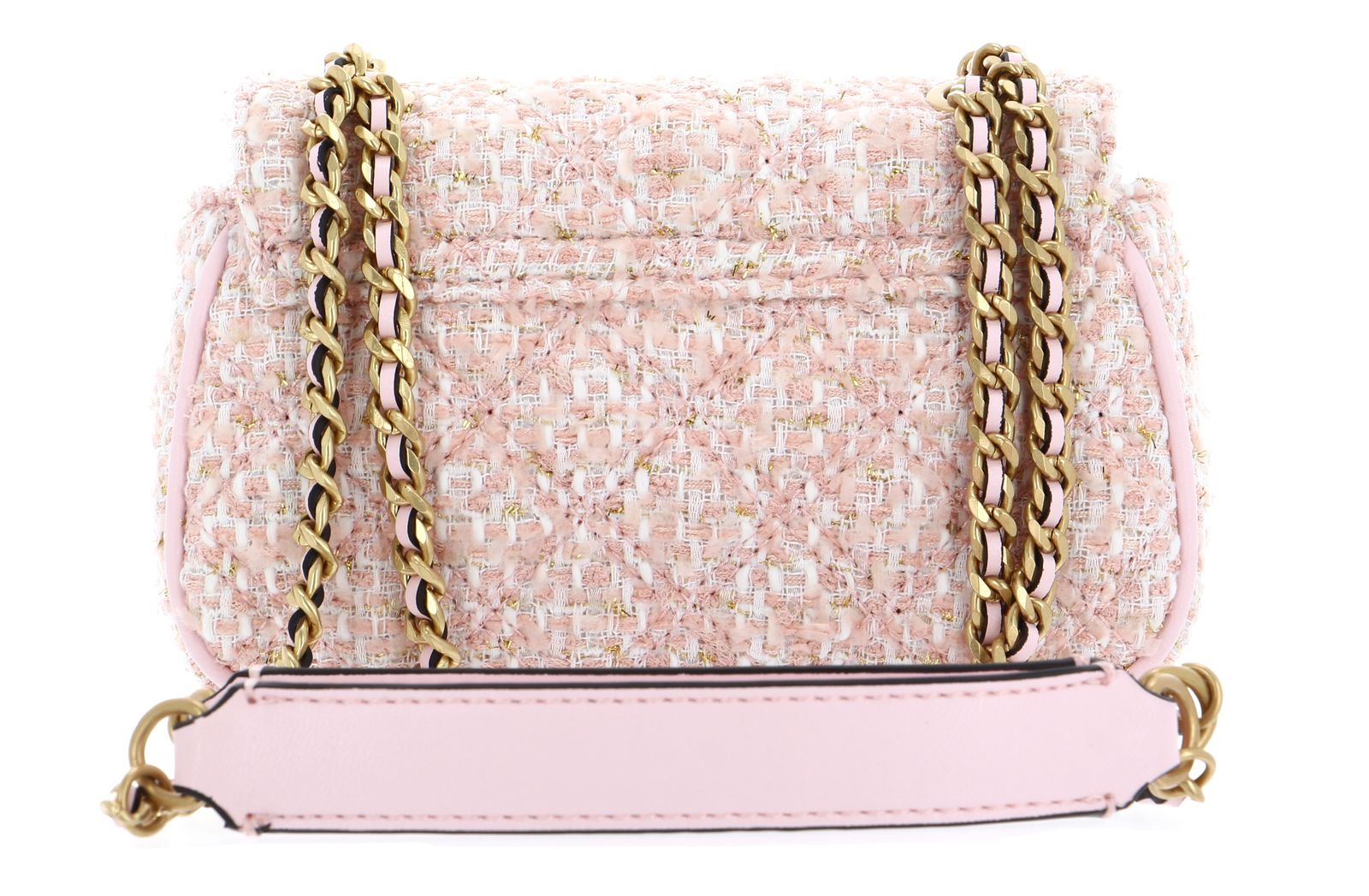GUESS Giully Mini Convertible Crossbody Flap Pale Rose | modeherz