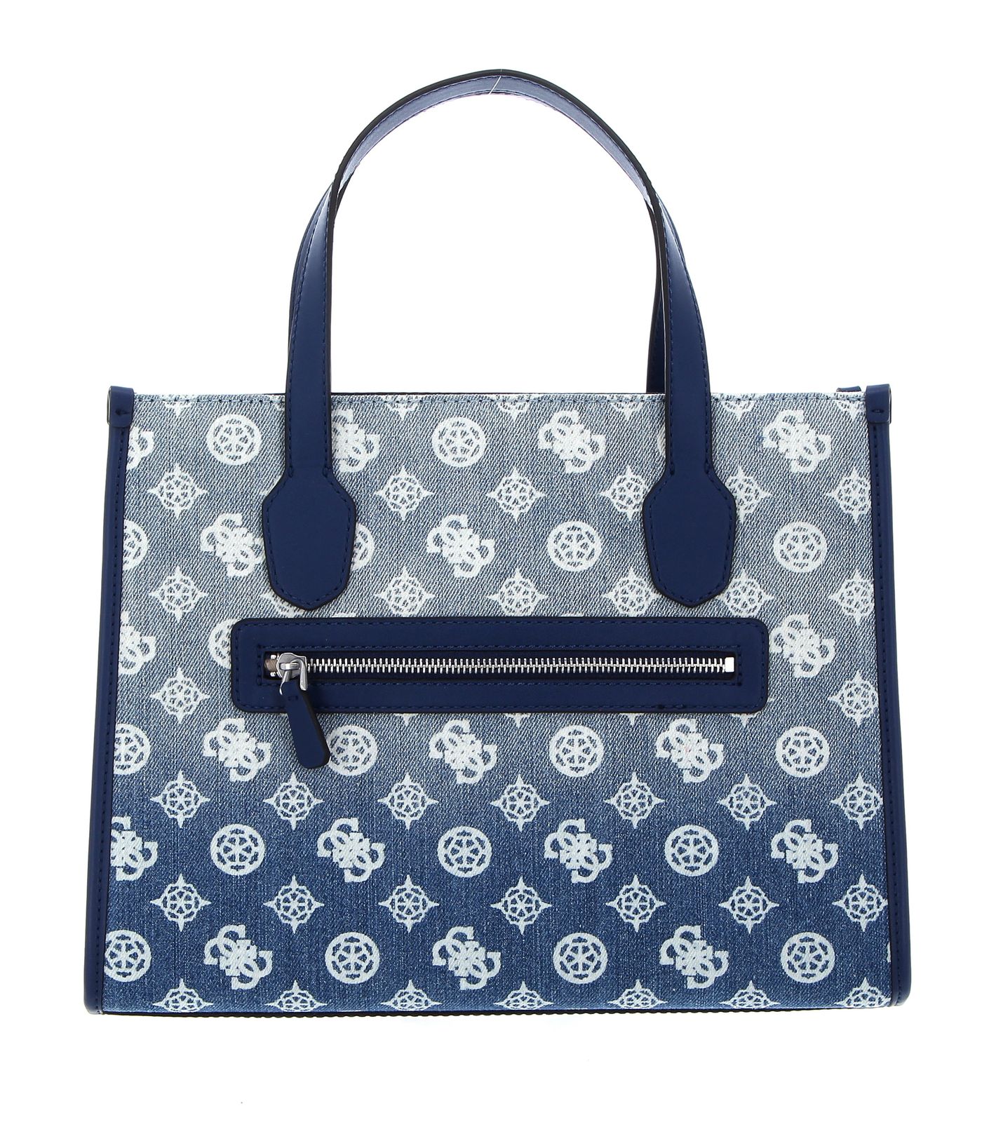 GUESS Silvana Two Compartment Tote Denim Ombre Logo | Buy bags, purses ...