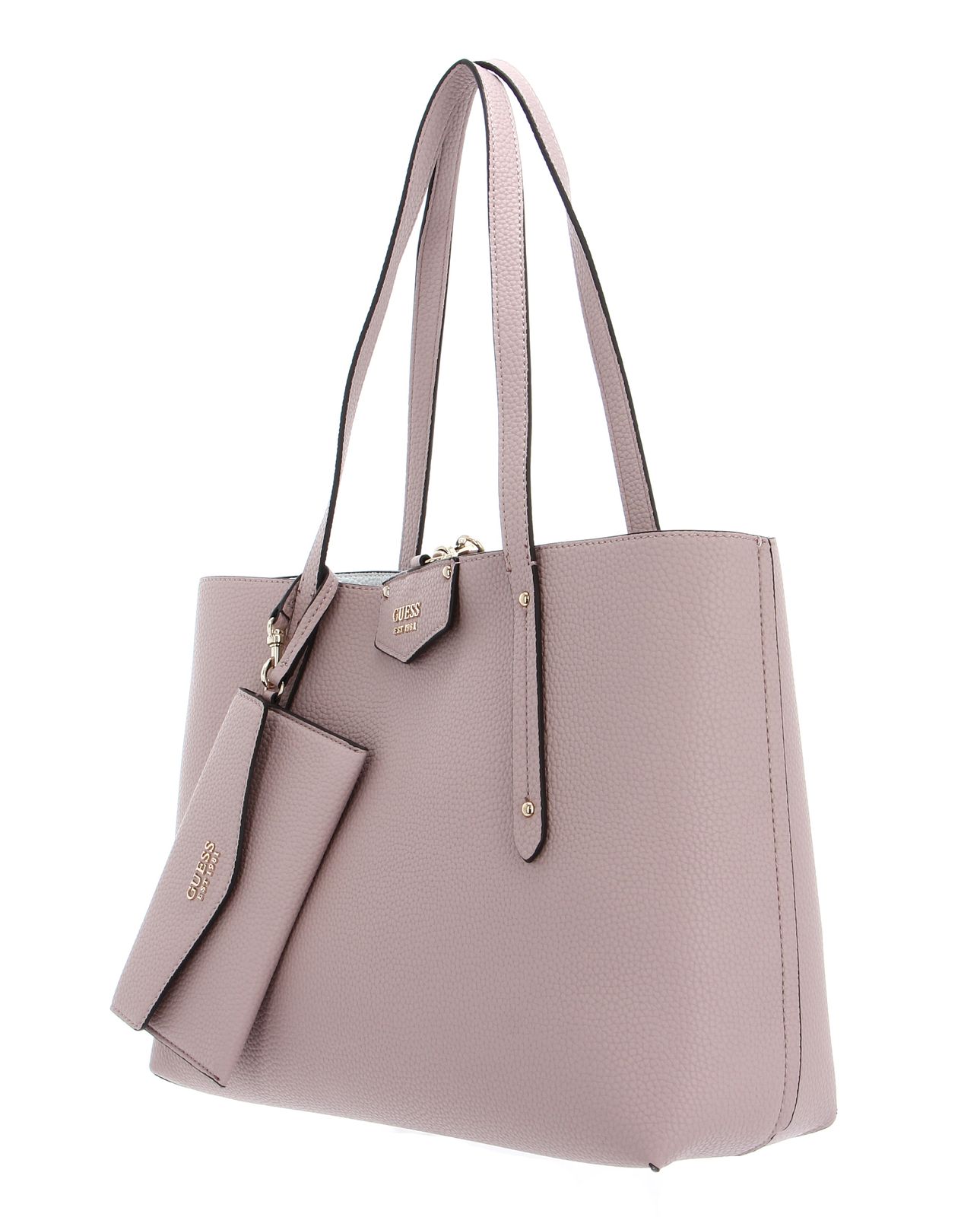 GUESS shopper bag Eco Brenton Tote Ash Rose | Buy bags, purses ...