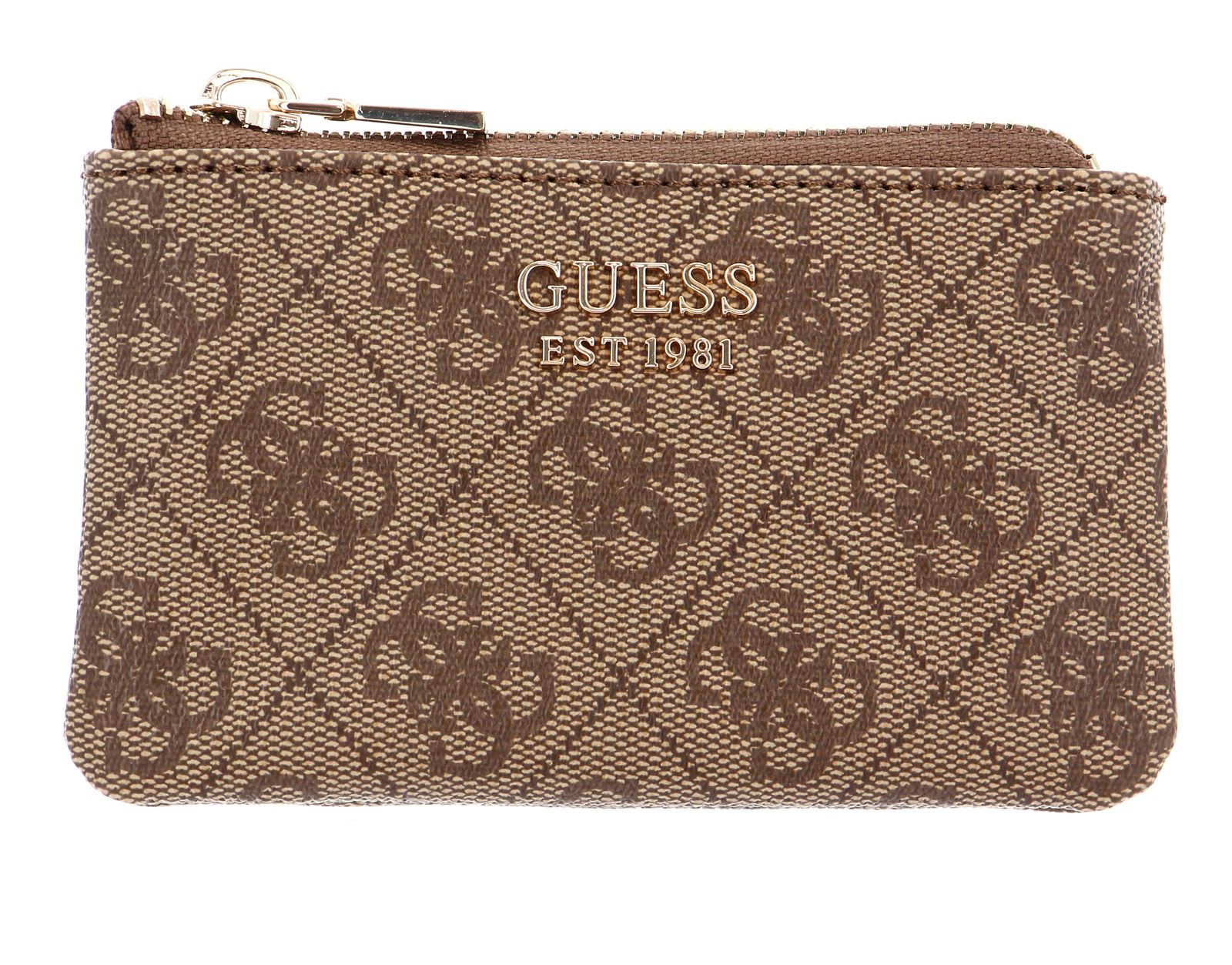 GUESS Laurel Zip Pouch Latte Logo | Buy bags, purses & accessories ...