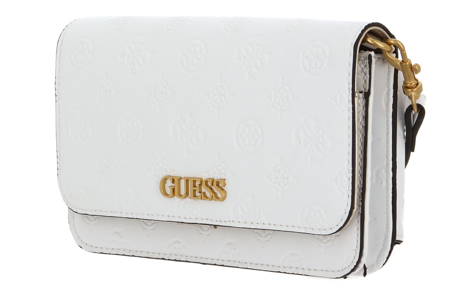 GUESS Geva Three Compartment Organizer Bag White Logo | Buy bags ...