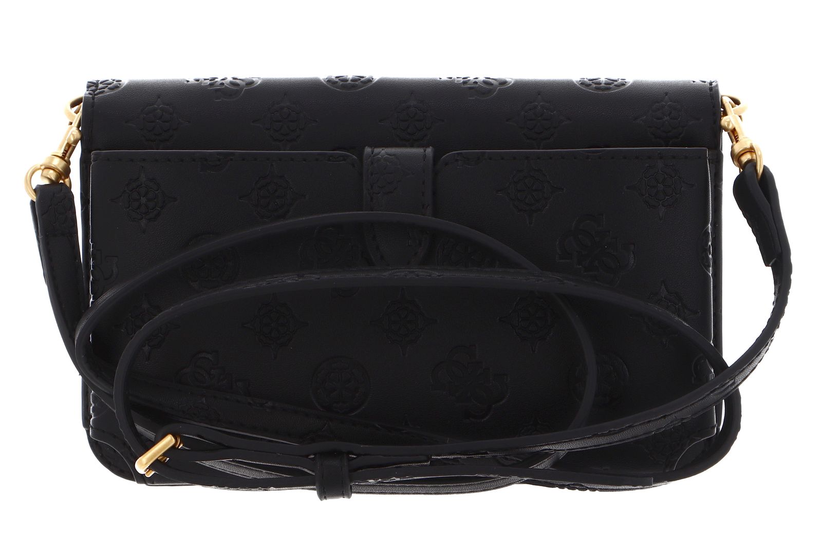 GUESS Geva Three Compartment Organizer Bag Black Logo | Buy bags ...