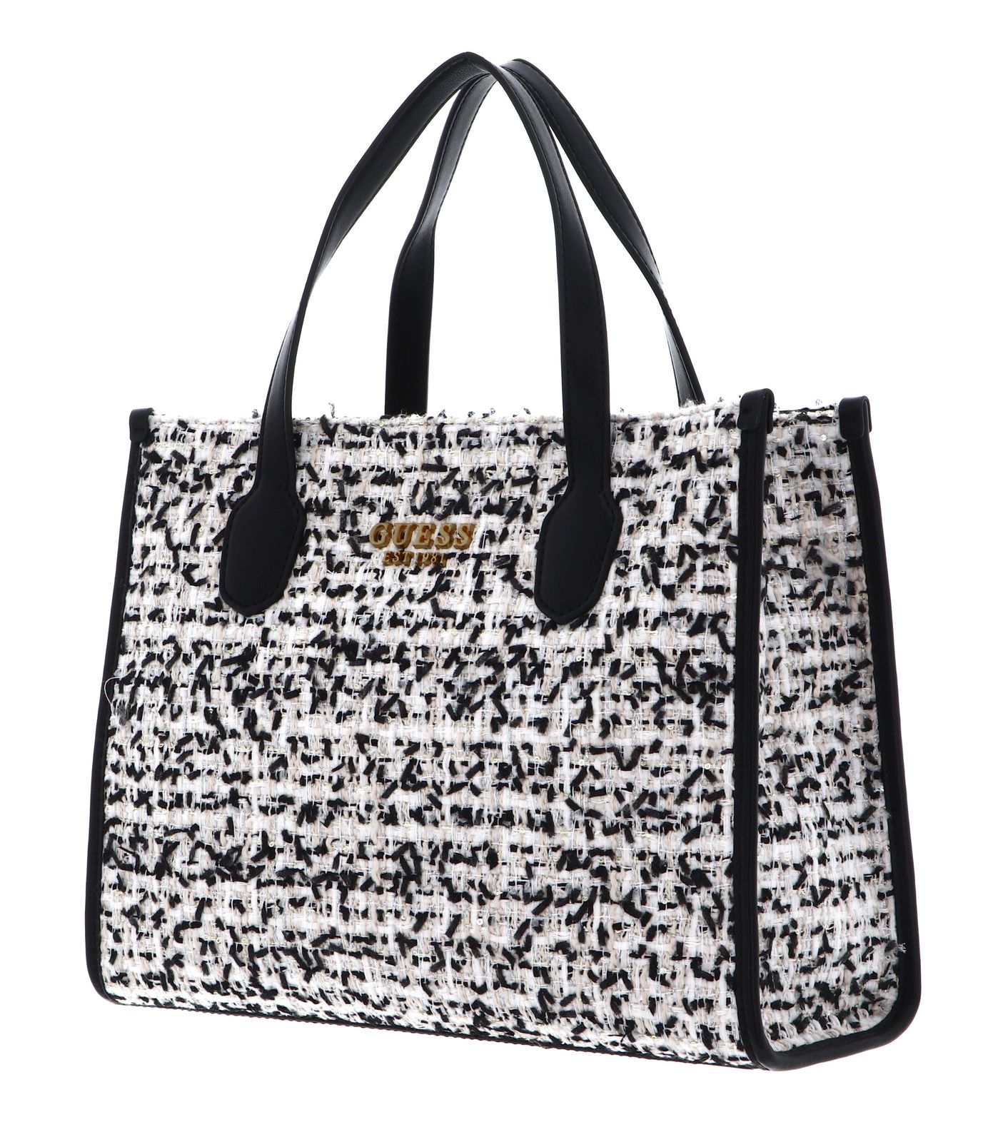 GUESS Handtasche Silvana 2 Compartment Tote Cream Multi | modeherz