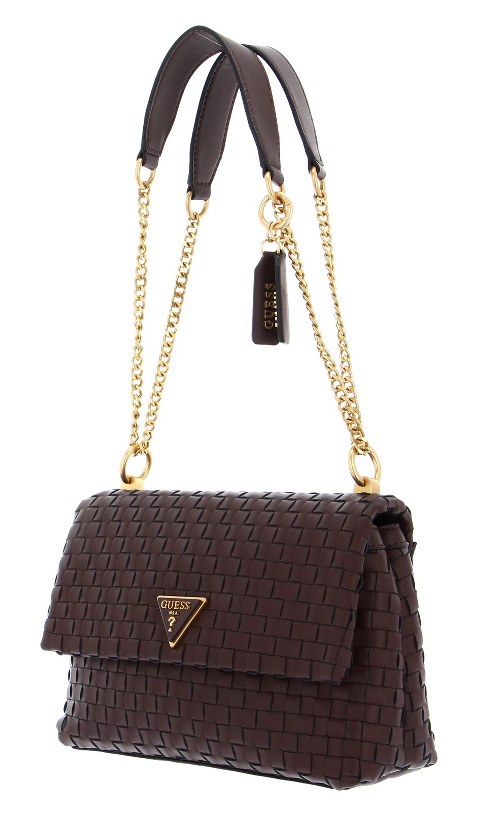 GUESS cross body bag Noelle Xbody Flap Organizer Mahogany | Buy bags ...