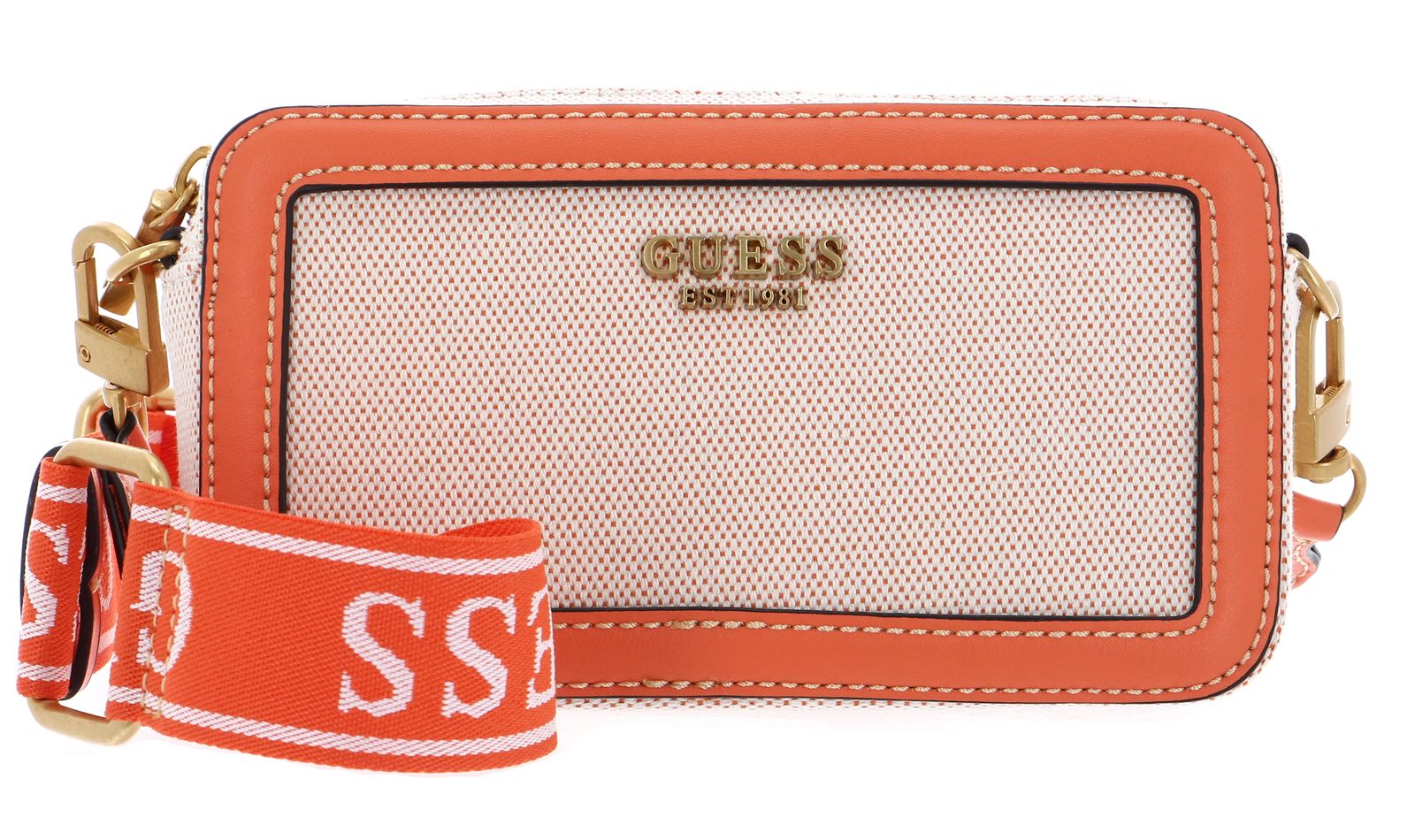 GUESS Umhängetasche Jovie Mini Crossbody Camera Bag Orange | modeherz