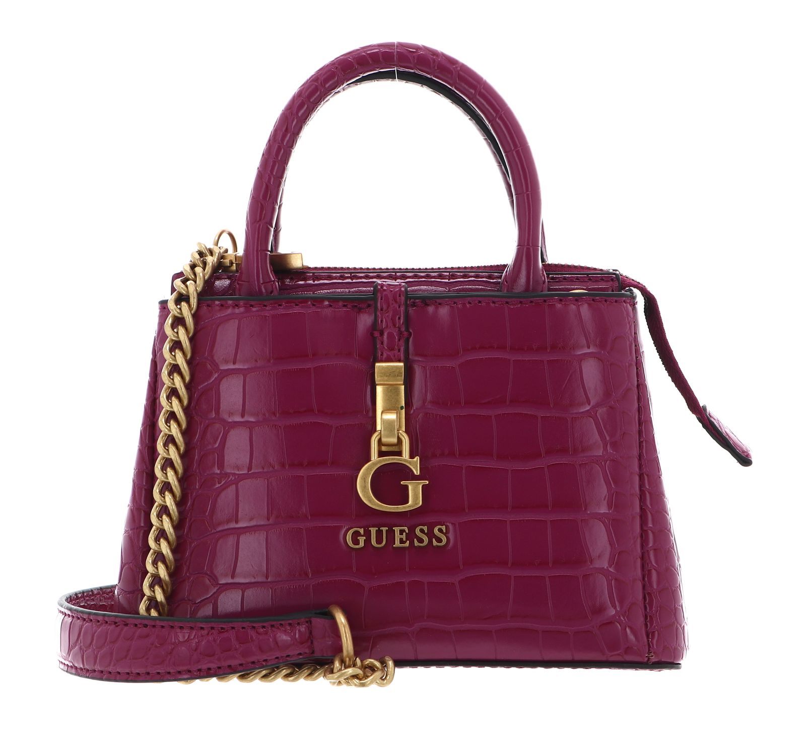 GUESS Umhängetasche G James Mini Satchel Bag Boysenberry | modeherz