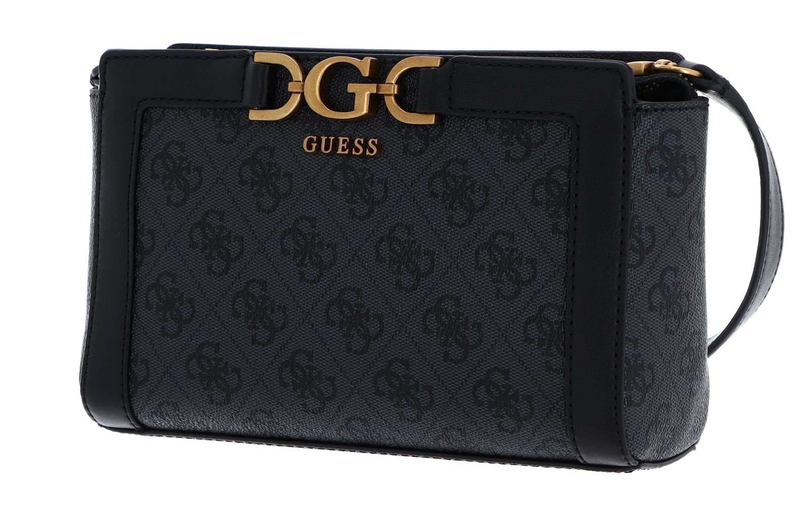 GUESS shoulder bag Dagan Mini Crossbody Top Zip Coal Logo | Buy bags ...