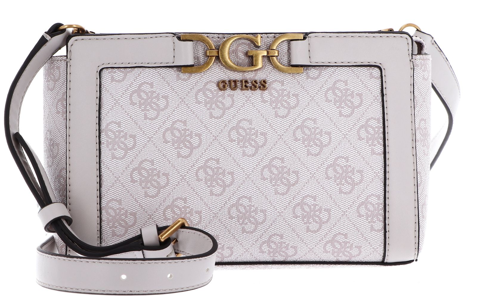 GUESS Schultertasche Dagan Mini Crossbody Top Zip Dove Logo | modeherz