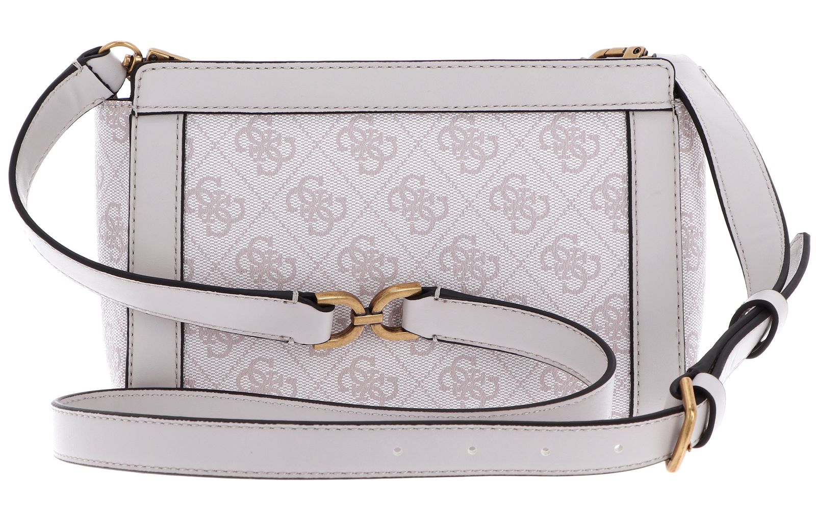 GUESS Schultertasche Dagan Mini Crossbody Top Zip Dove Logo | modeherz
