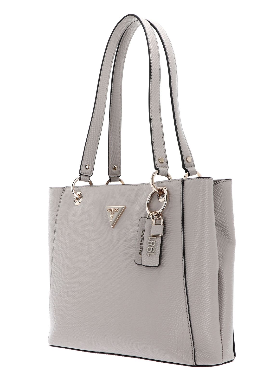 GUESS shoulder bag Noelle Noel Tote Taupe | Buy bags, purses ...