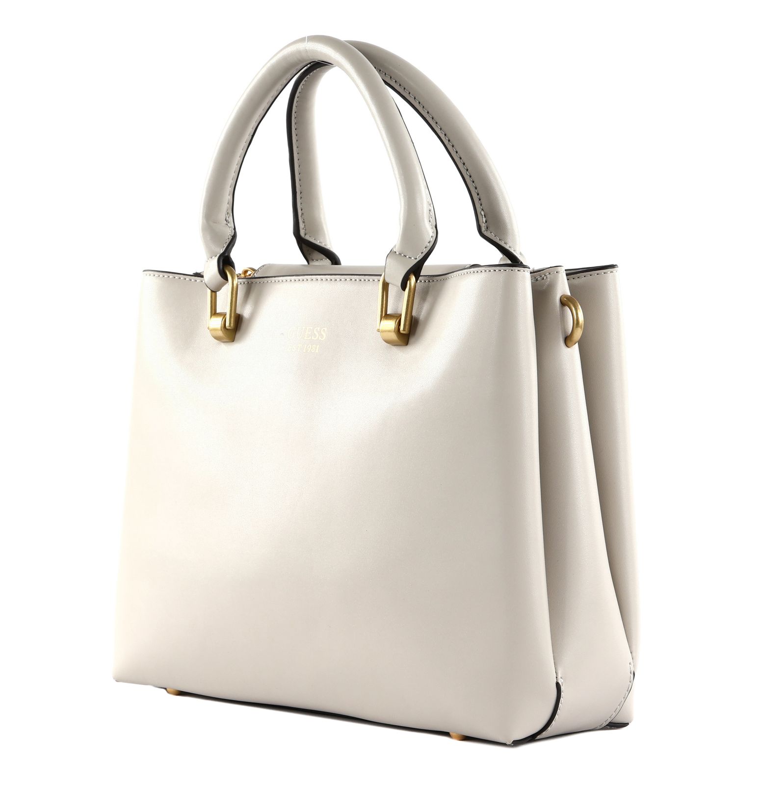 GUESS shoulder bag Masie Girlfriend Satchel Stone | Buy bags, purses ...