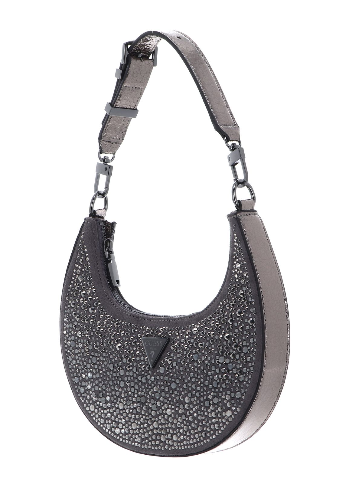 GUESS Lua Hobo S Pewter | modeherz
