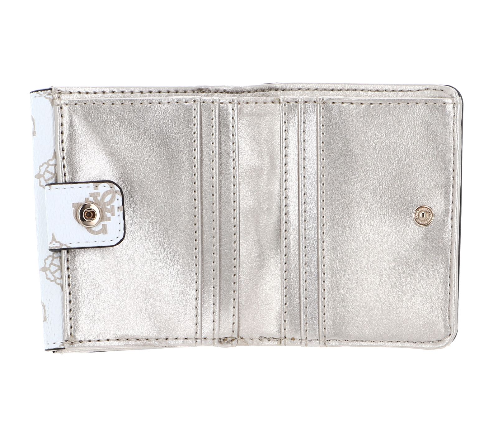 GUESS Geldbörse Laurel Card & Coin Purse White Logo | modeherz
