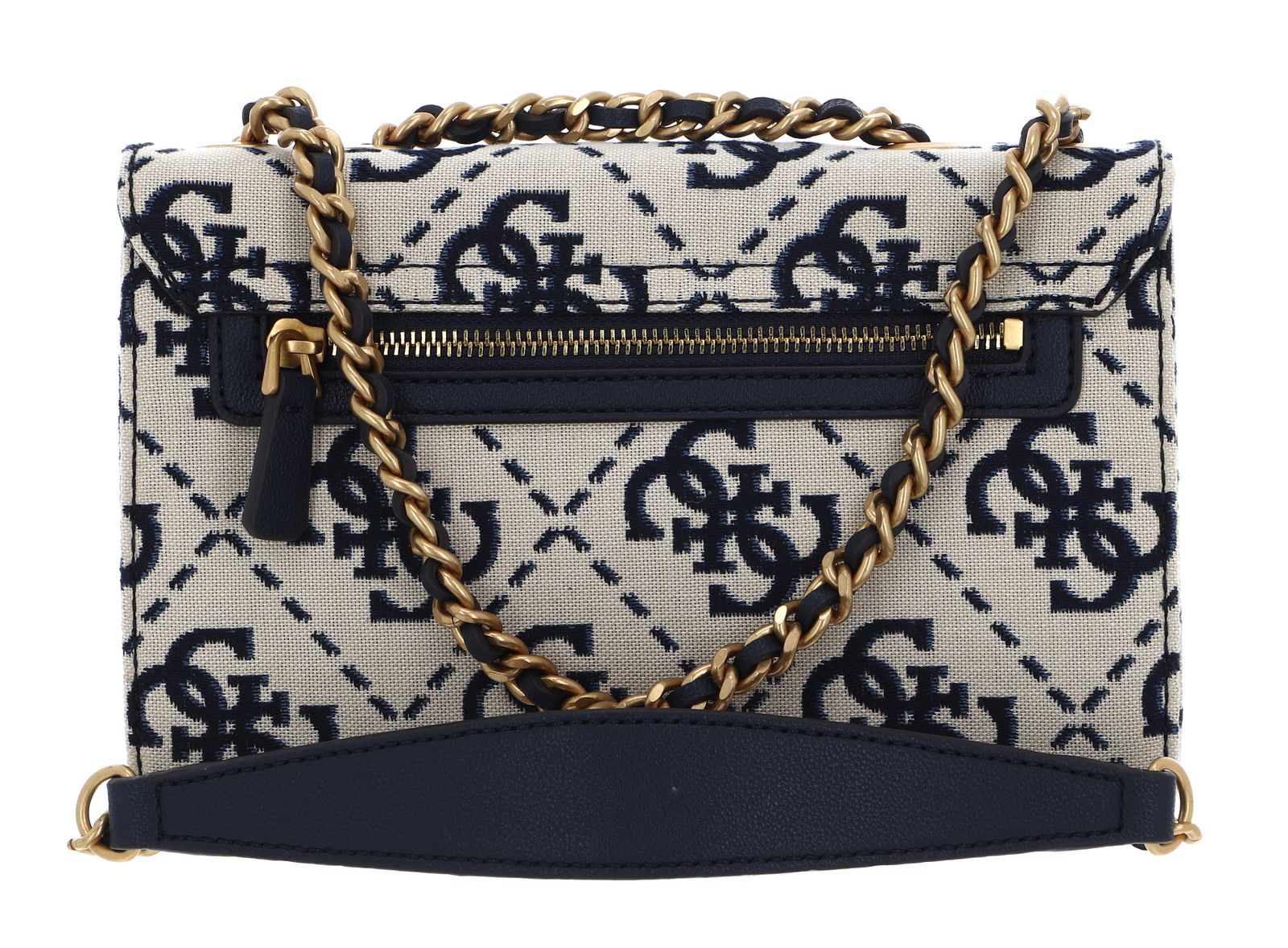GUESS Izzy Convertible Xbody Flap Navy Logo | Buy bags, purses ...