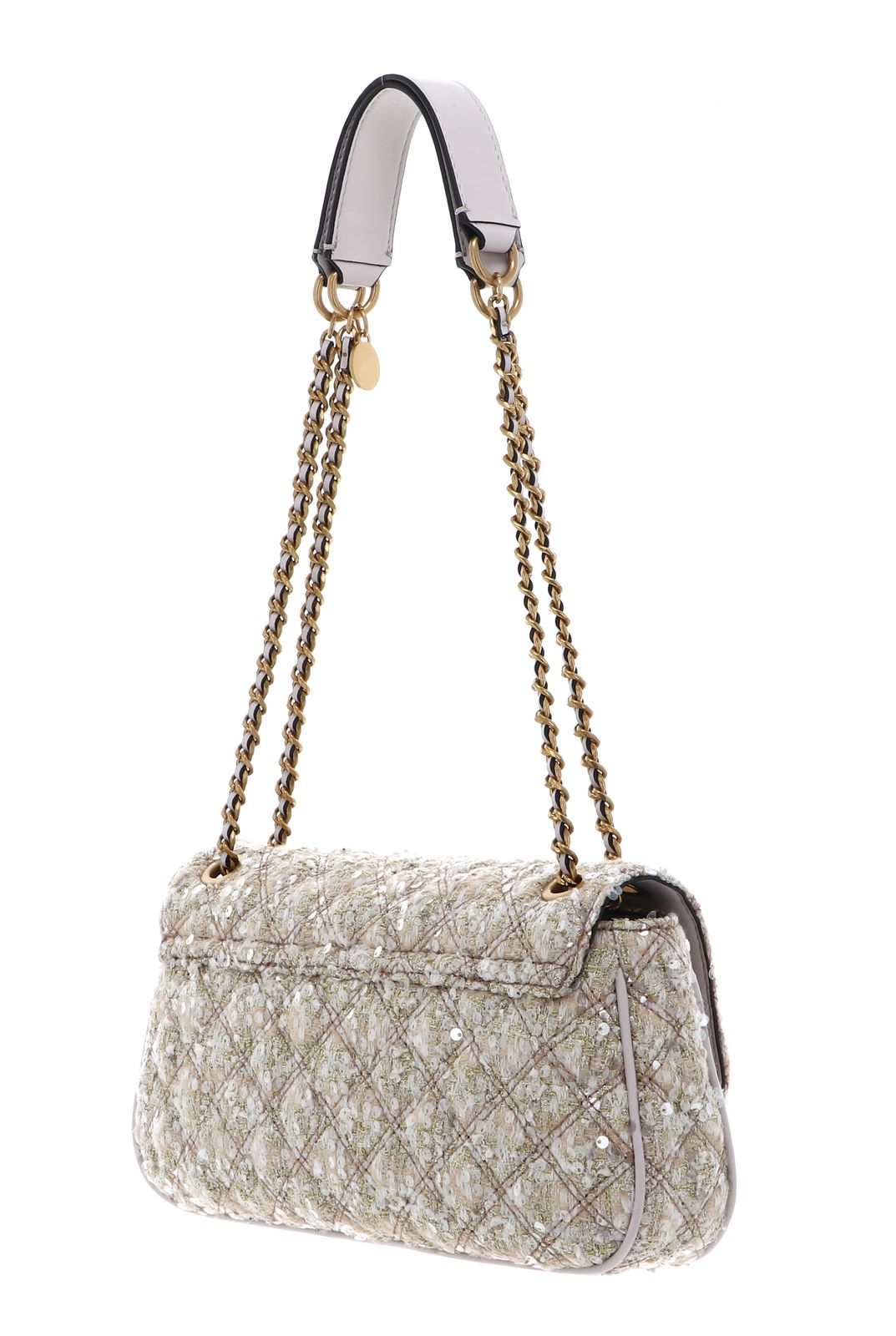 GUESS shoulder bag Giully Convertible Xbody Flap S Gold Multi | Buy ...