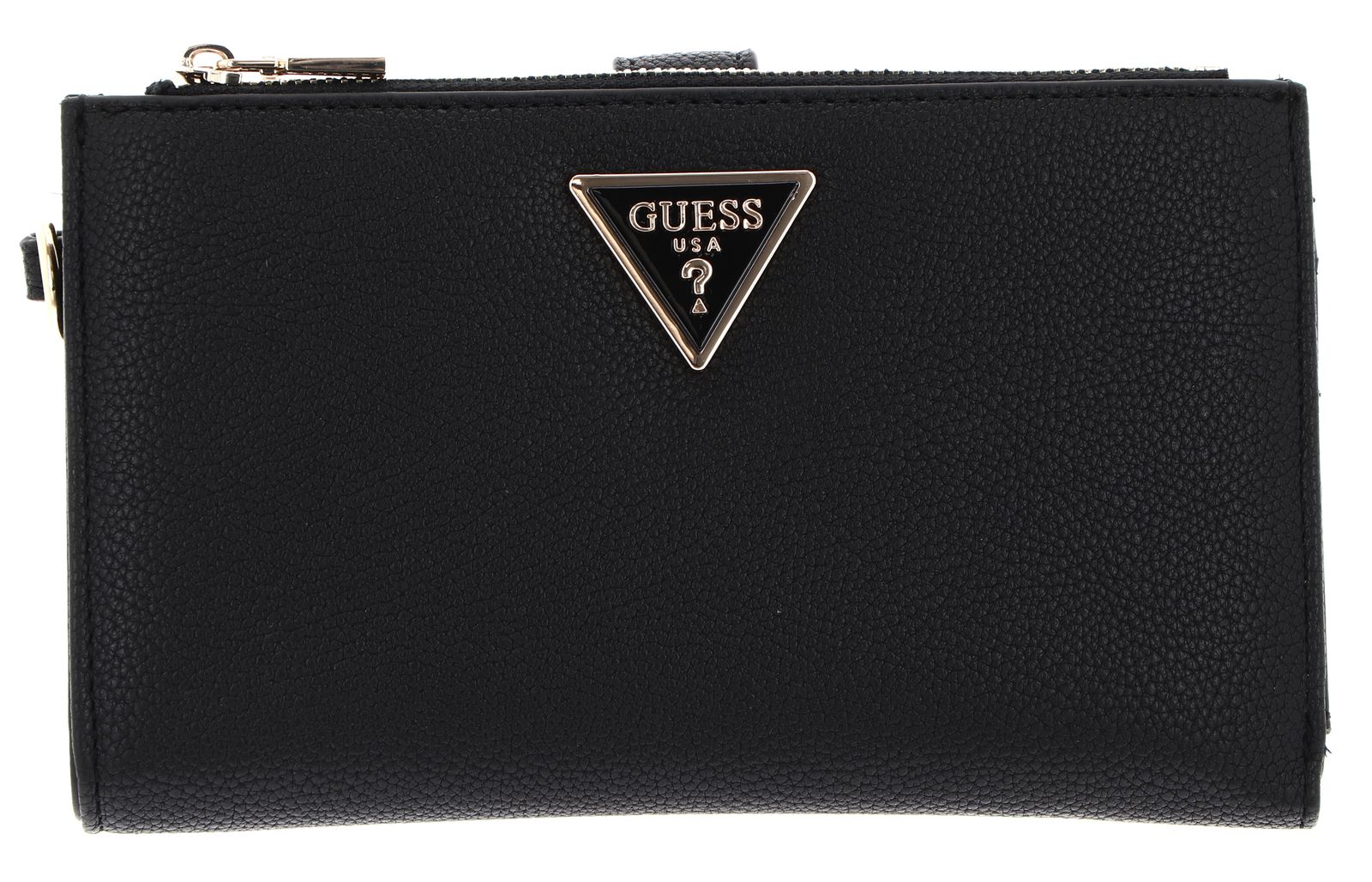 GUESS Double Zip Organizer Black | Buy bags, purses & accessories ...