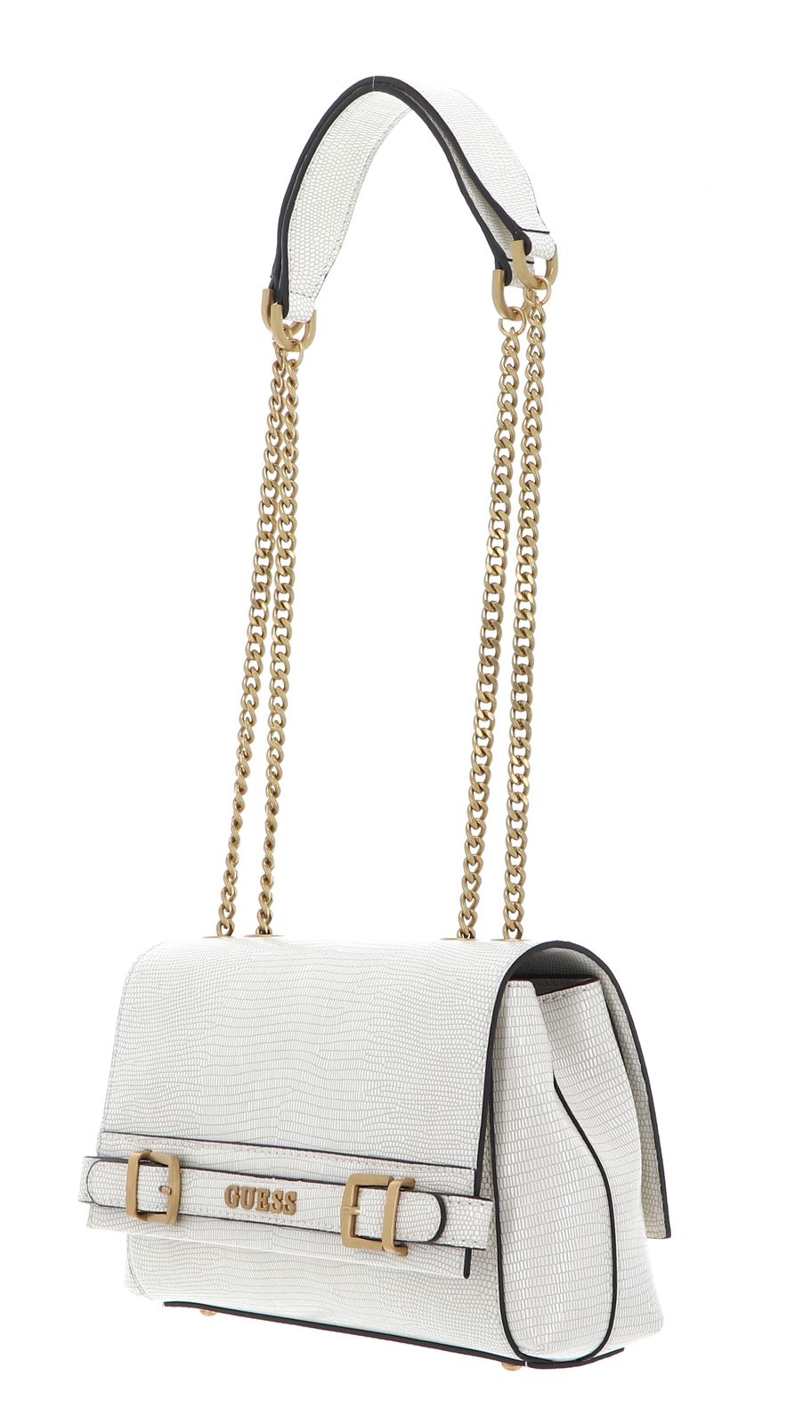 GUESS Sestri Convertible Xbody Flap Bag Stone | modeherz