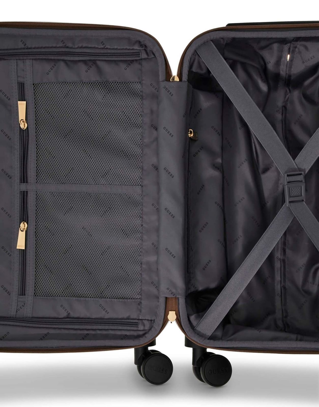 GUESS trolley Eliette Logo Latte Logo / Ginger | Buy bags, purses ...